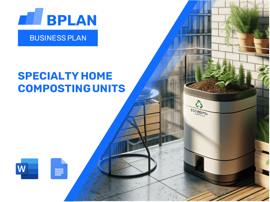 Specialty Home Composting Units Business Plan