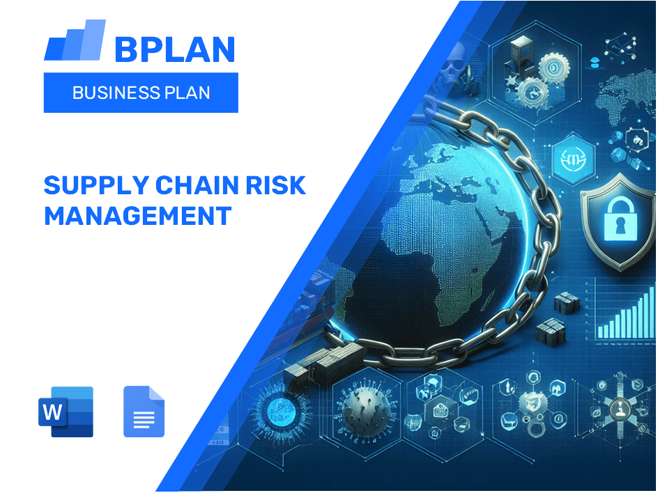 Supply Chain Risk Management Business Plan Template