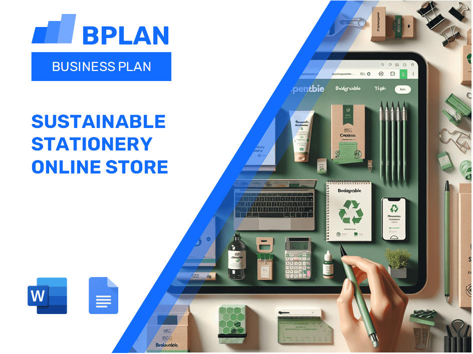 Sustainable Stationery Business Plan Template