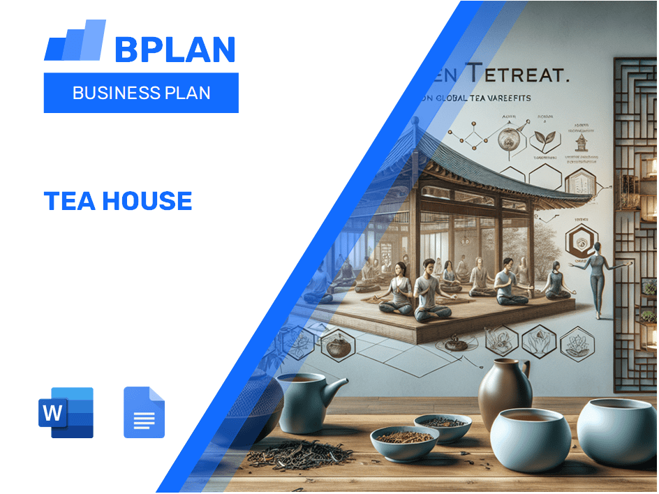 Tea House Business Plan Template - BPlan AI
