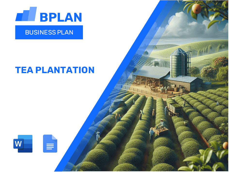 Tea Plantation Business Plan Template