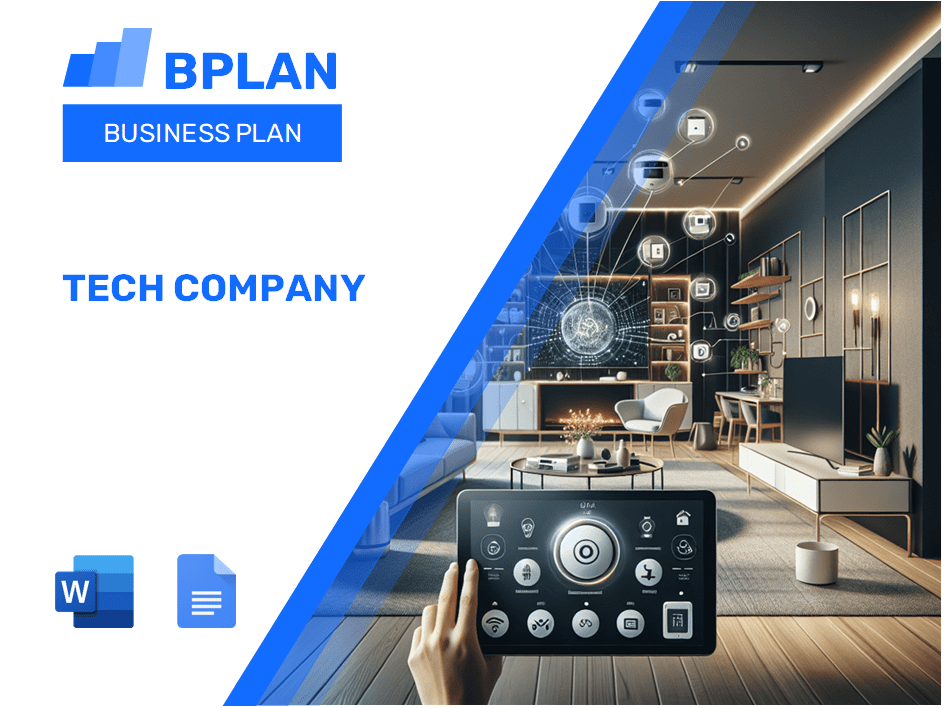 Tech Company Business Plan Template - BPlan AI