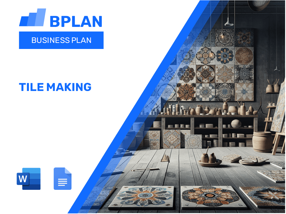 Tile Making Business Plan Template - BPlan AI
