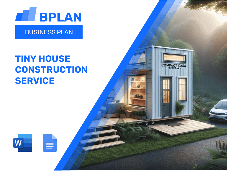 Tiny House Construction Business Plan Template
