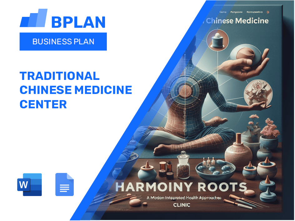 TCM Center Business Plan Template & Example