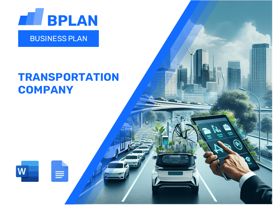 Transportation Business Plan Template (2024) - BPlan AI