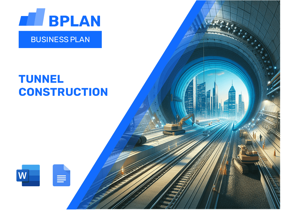 Tunnel Construction Business Plan Template
