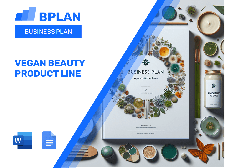 Vegan Beauty Product Line Business Plan Template - BPlan AI