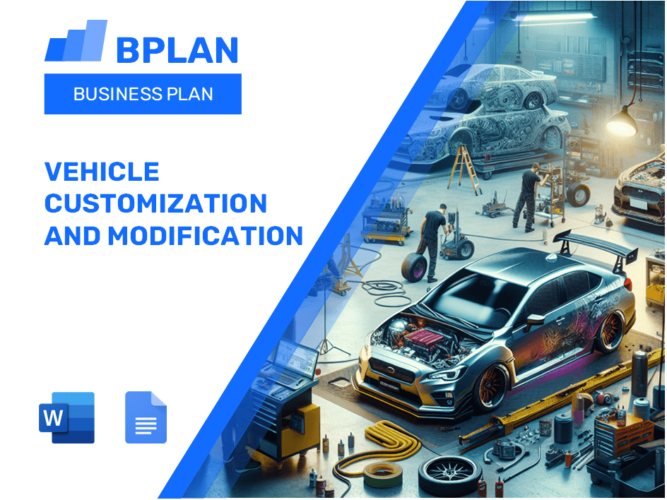Vehicle Customization And Modification Business Plan - BPlan AI