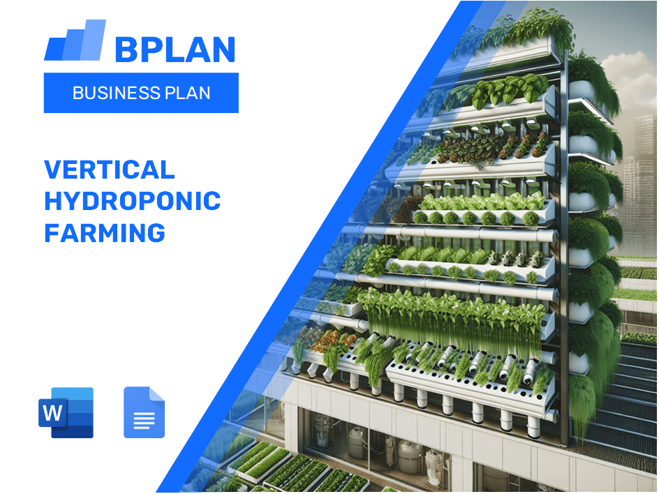 Vertical Hydroponic Farming Business Plan Template