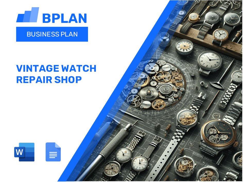 Vintage Watch Repair Shop Business Plan