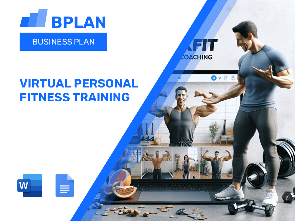Personal Fitness Training Virtual Business Plan Template - BPlan AI