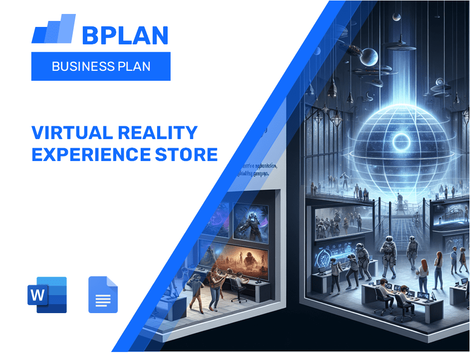 Virtual Reality Experience Store Business Plan Template