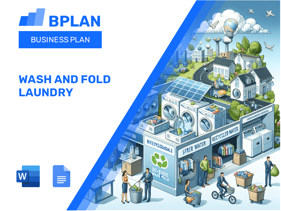 Wash and Fold Laundry Business Plan Template - BPlan AI