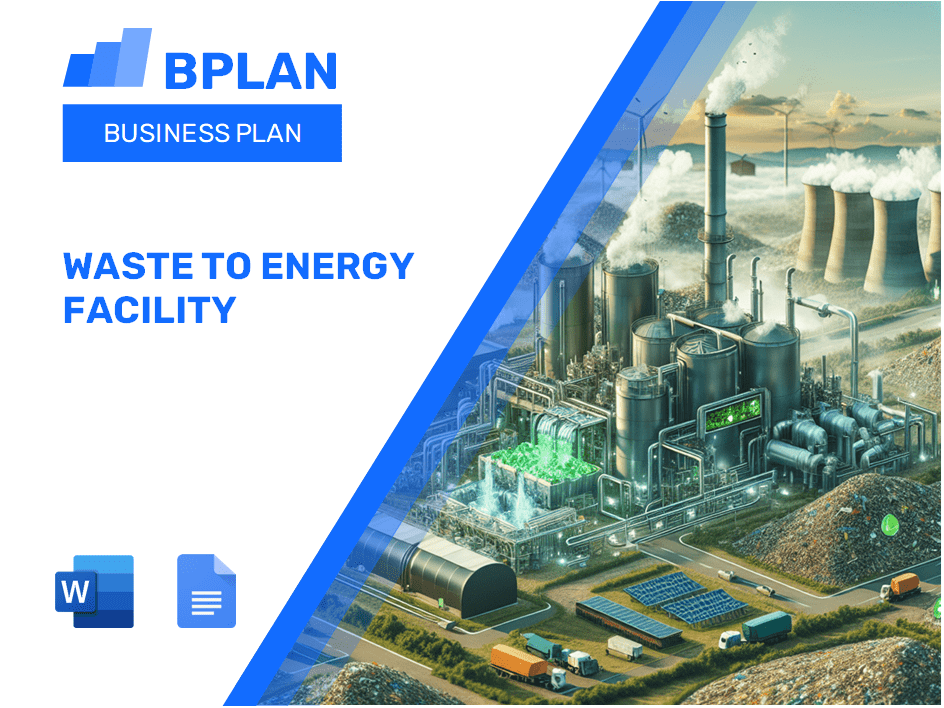 Waste To Energy Business Plan Template