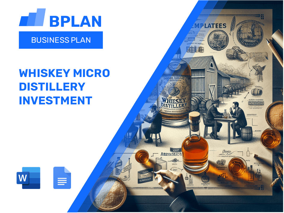 Whiskey Micro Distillery Business Plan Template - BPlan AI