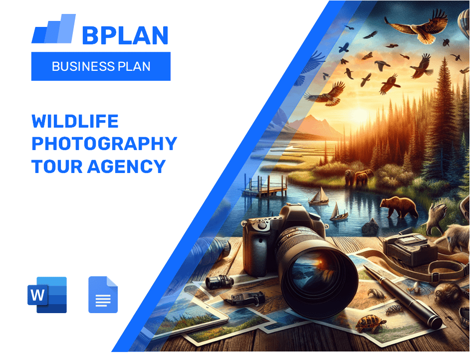 Wildlife Photography Tour Agency Business Plan Template