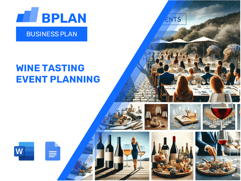 Wine Tasting Event Business Plan Template