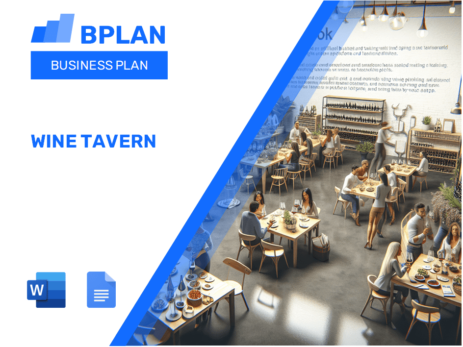 Wine Tavern Business Plan Template & Example - BPlan AI