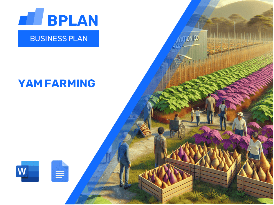 Yam Farming Business Plan Template