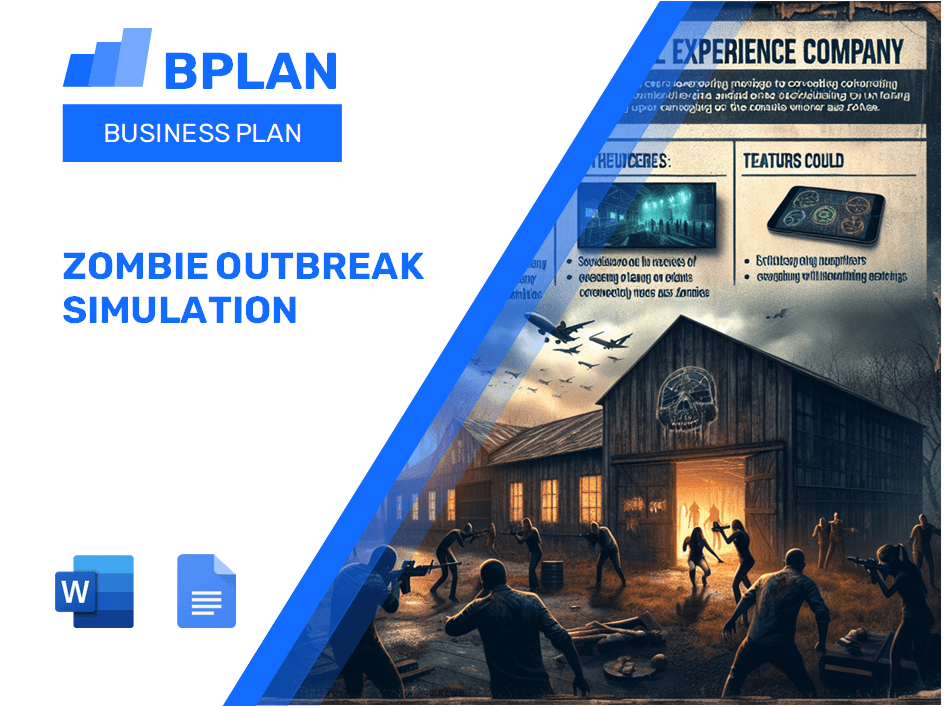 Zombie Outbreak Simulation Business Plan Template